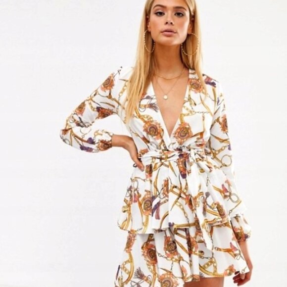 John Zack | Dresses | New Modern John Zack By Asos Luxe Chain Medalions ...